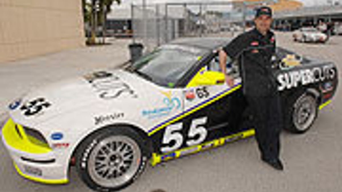 Dr McDreamy gets in gear for high speed car race | HELLO!