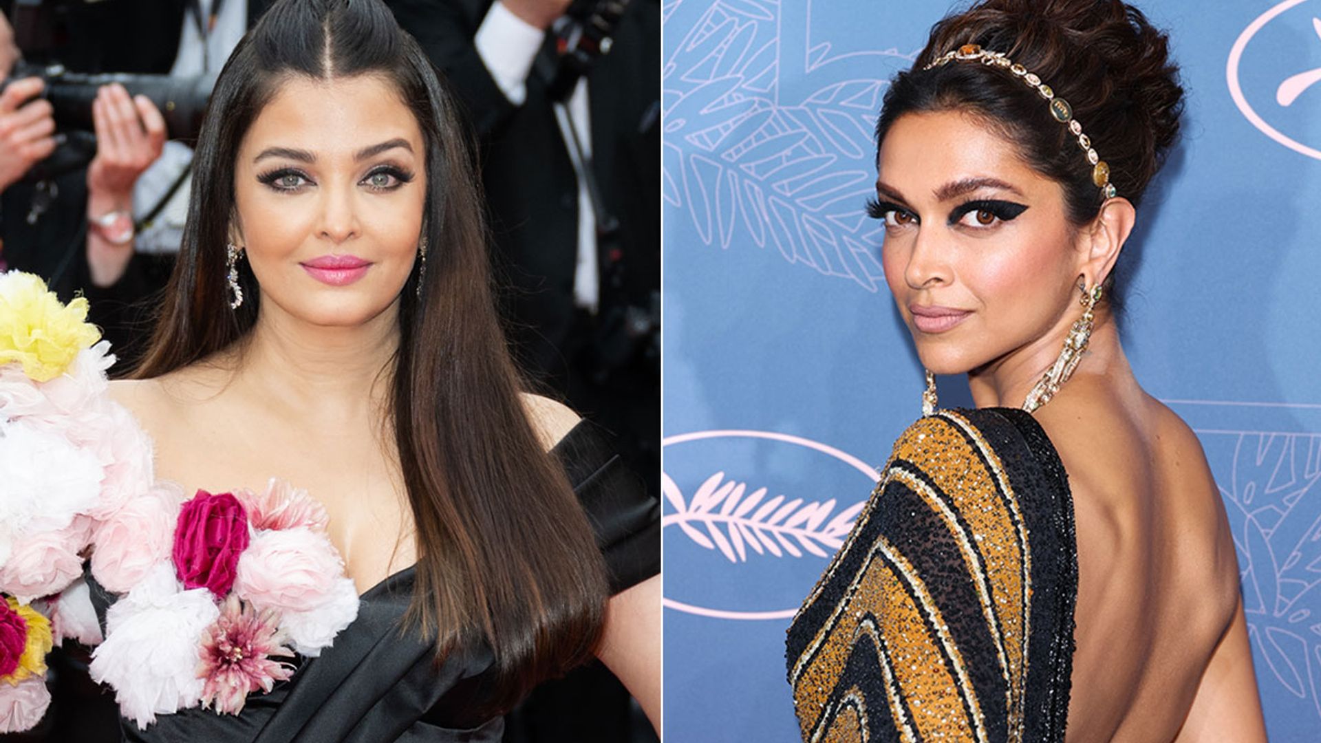 Aishwarya Rai Bachchan and Deepika Padukone pose up at storm at Cannes ...