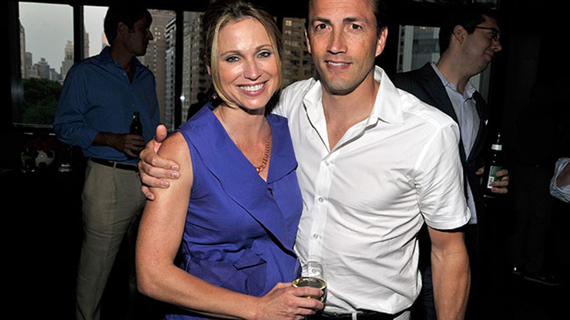Amy Robach's former stepson makes rare appearance with famous sibling ...