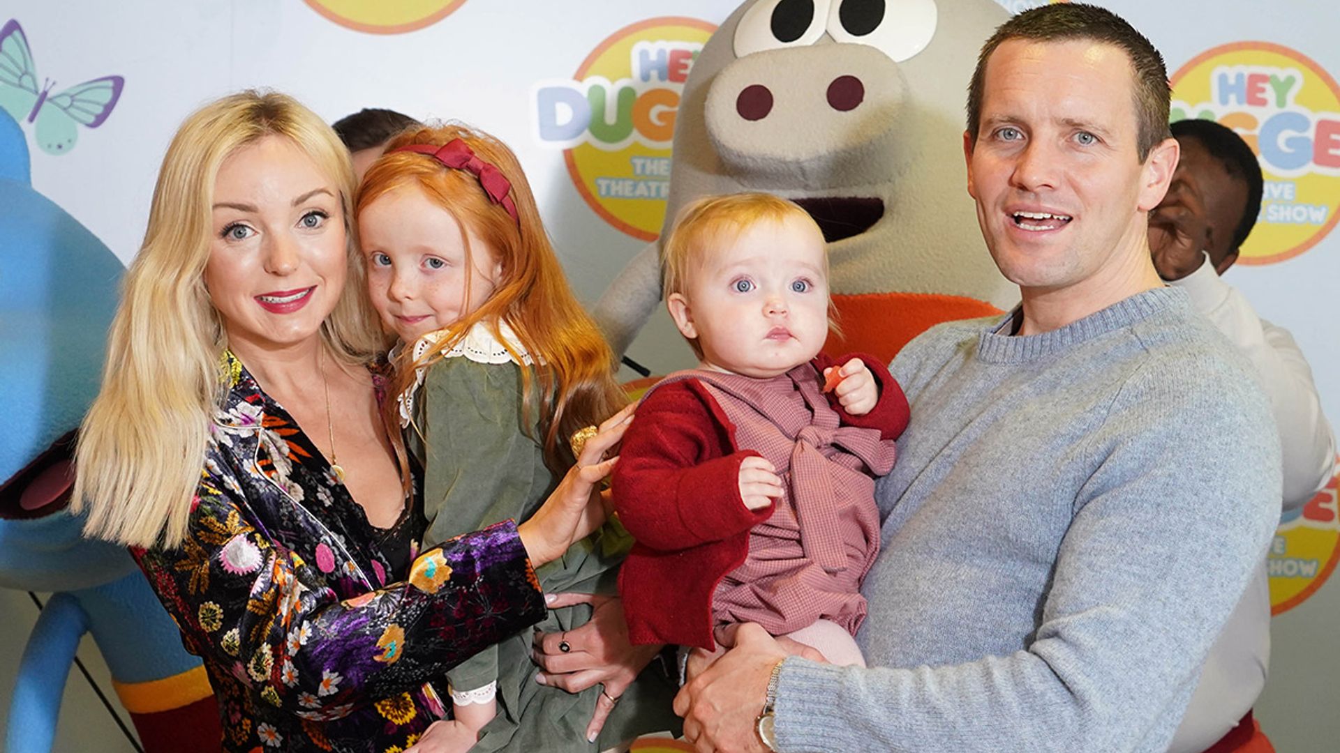 Call the Midwife star Helen George enjoys rare family day out with daughters and Jack Ashton ...