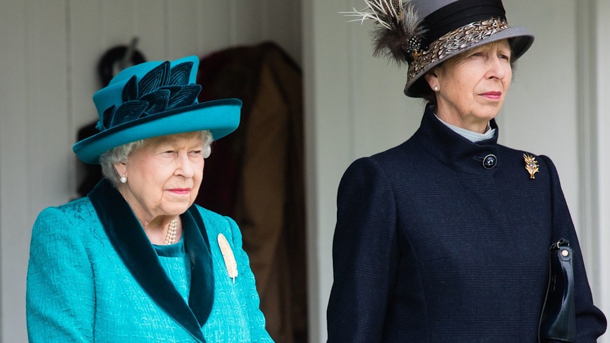 Princess Anne comforts the Queen at Windsor Castle after sad death of ...