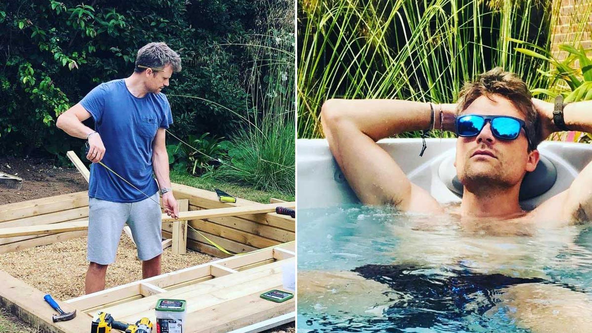 A Place in the Sun's Ben Hillman shows off envy-inducing hot tub after DIY garden transformation ...