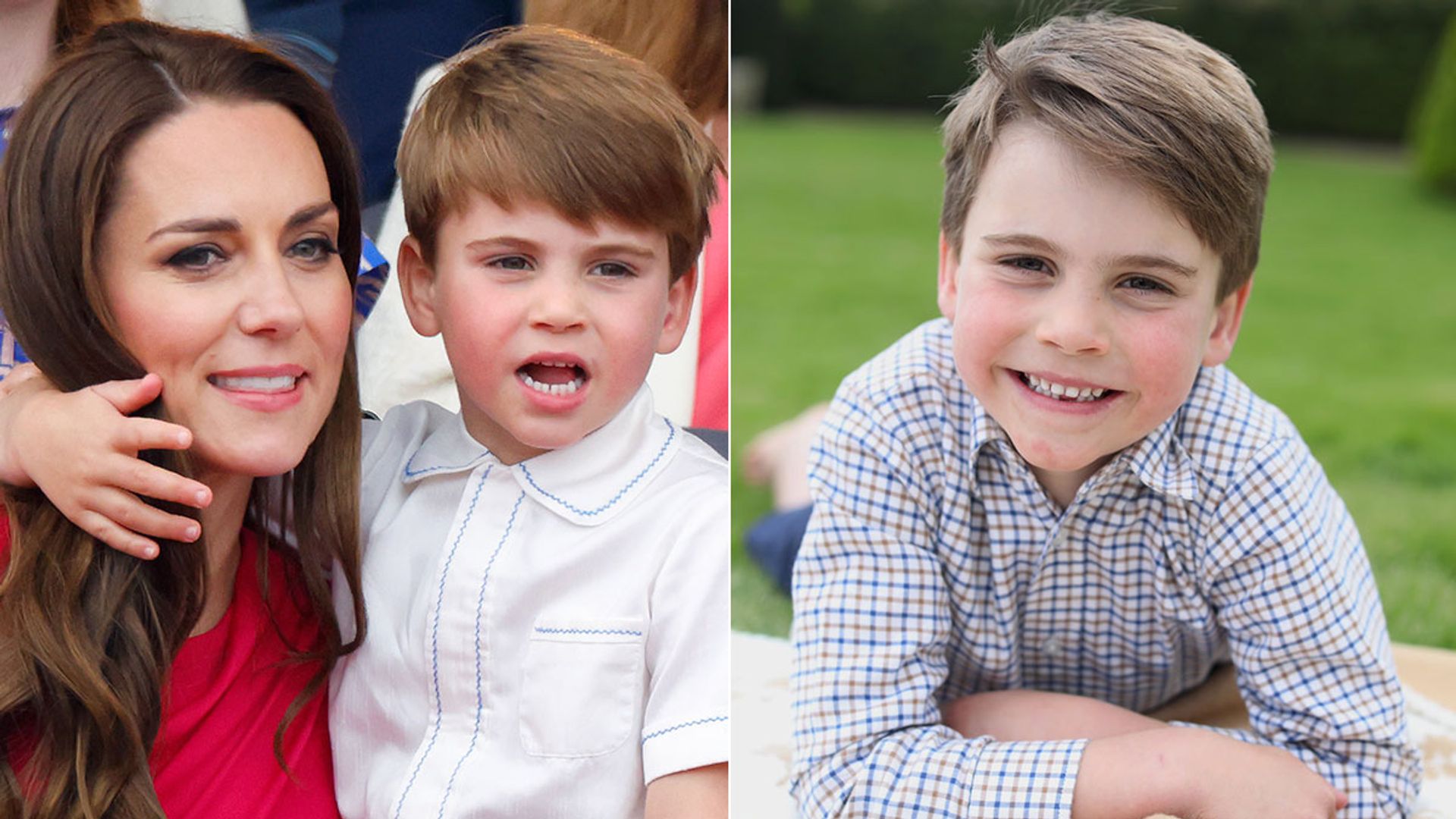 Prince Louis beams in new birthday photo taken by mother Kate Middleton ...