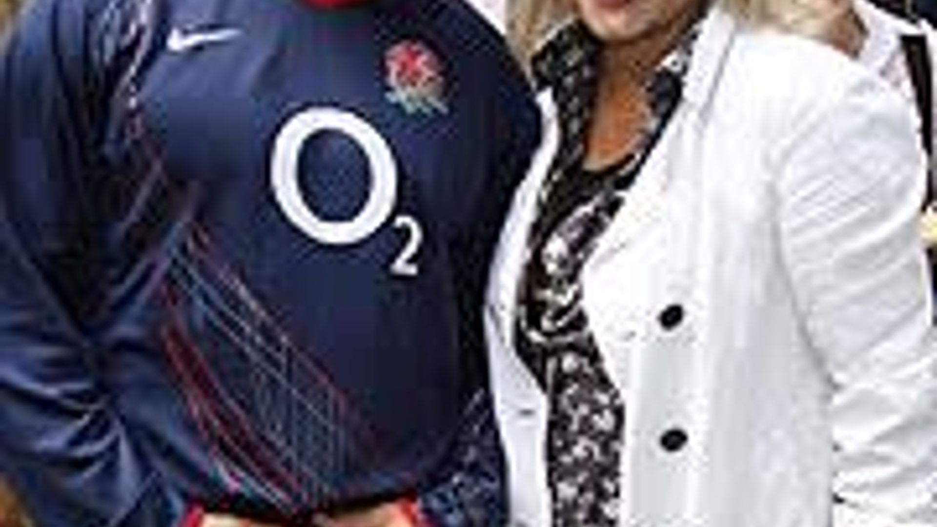 Jessie and Jane join England's rugby stars for a scrum in | HELLO!