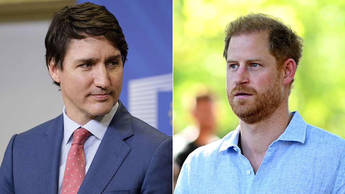 Justin Trudeau makes feelings clear for Prince Harry after nearly ...
