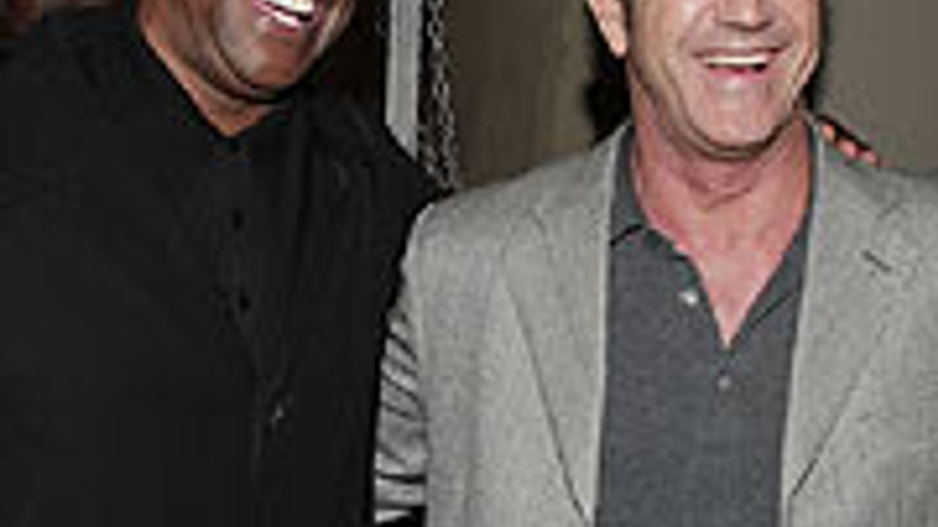 Original tough guy Mel helps Russell and Denzel unveil new | HELLO!