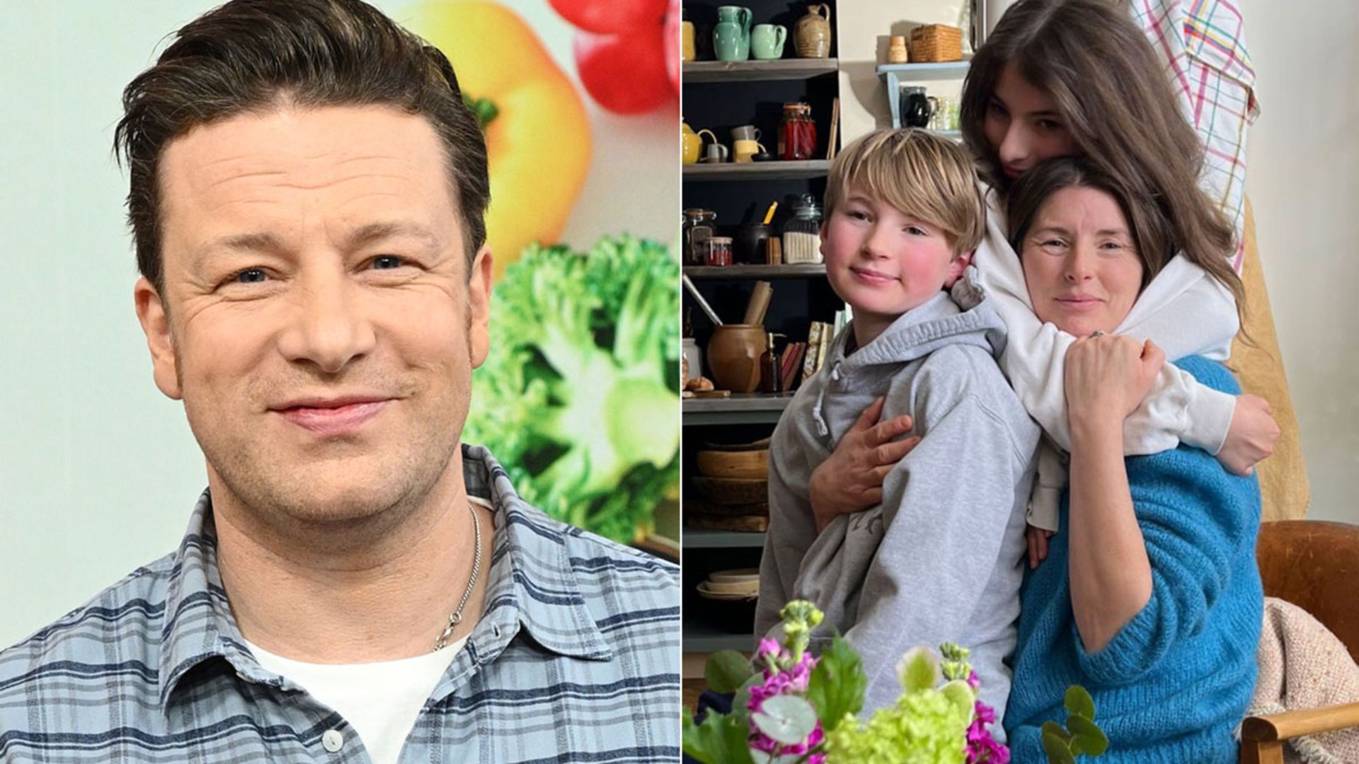 Jamie Oliver shares gorgeous photos of wife Jools with their kids after ...