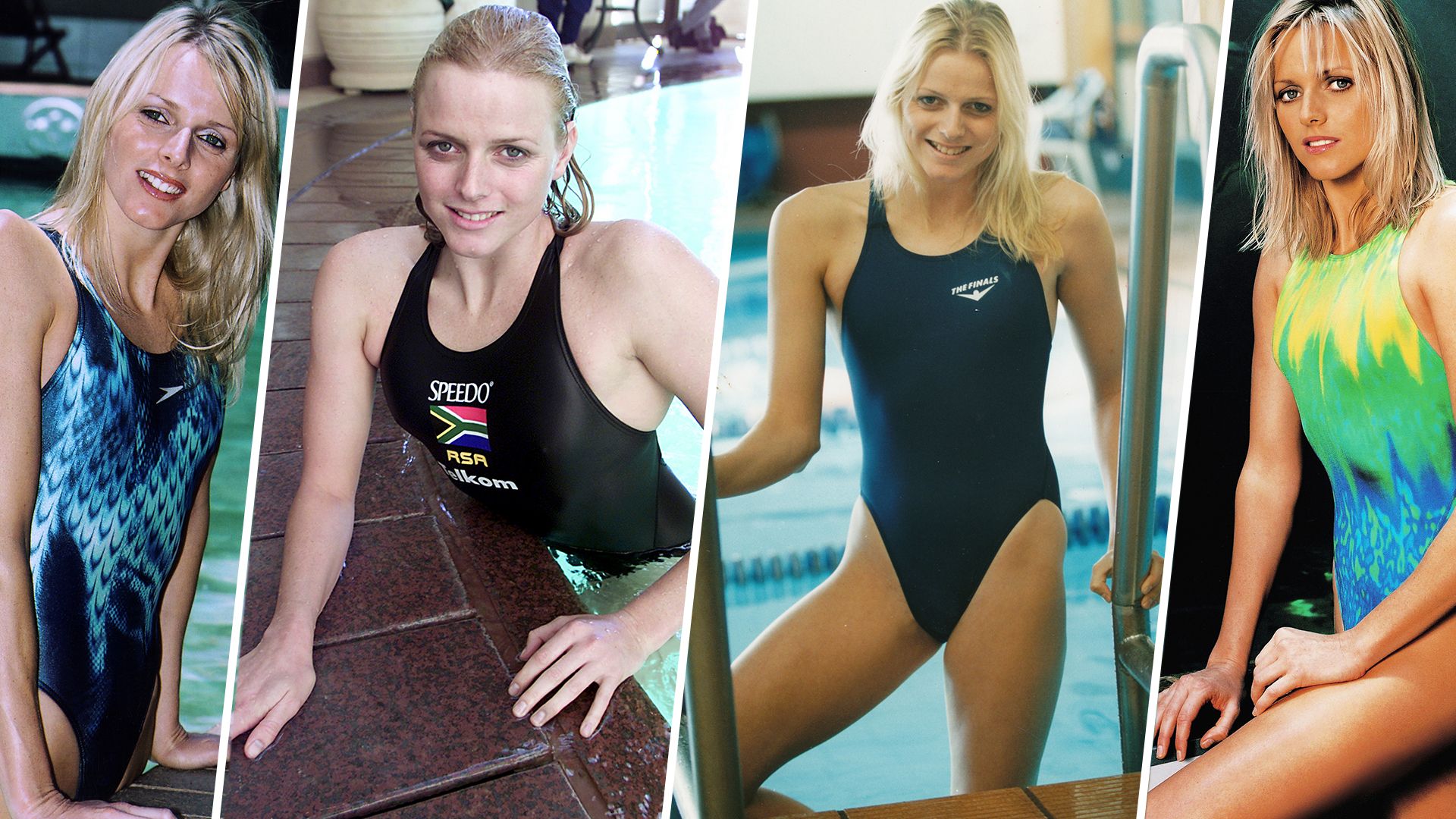 Princess Charlene is an Olympic goddess in unearthed poolside photos ...