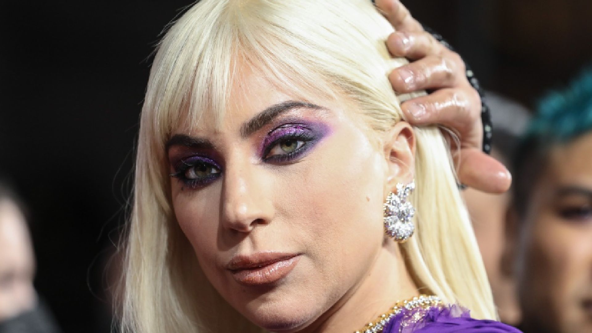 Lady Gaga Wows In Figure Hugging Metallic Dress As She Unveils Bold New Look Hello