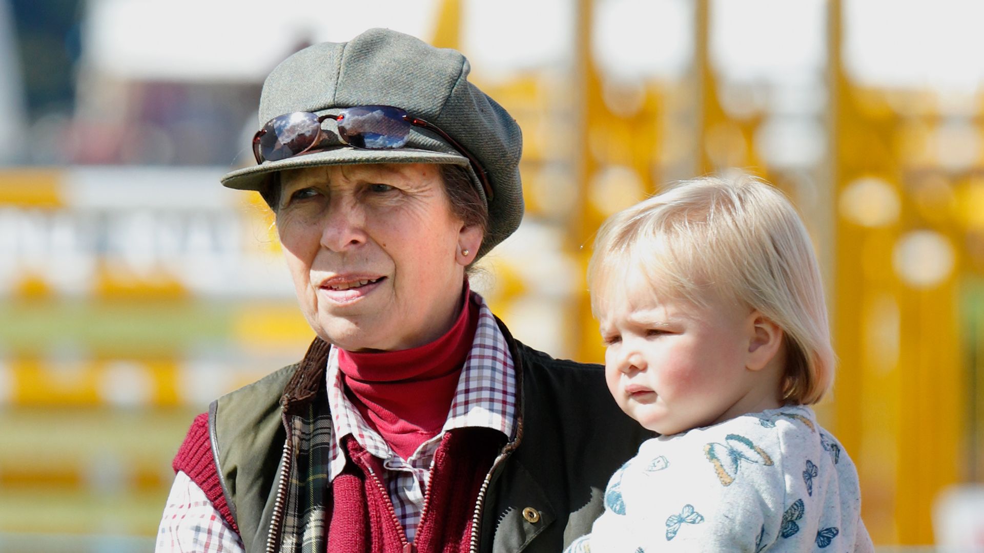 Princess Anne captured in rare off-duty moments at Gloucestershire home ...