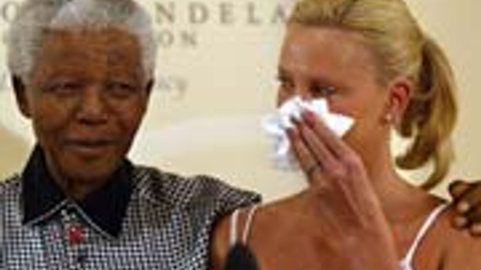 'I love you so much,' Charlize tells Mandela | HELLO!