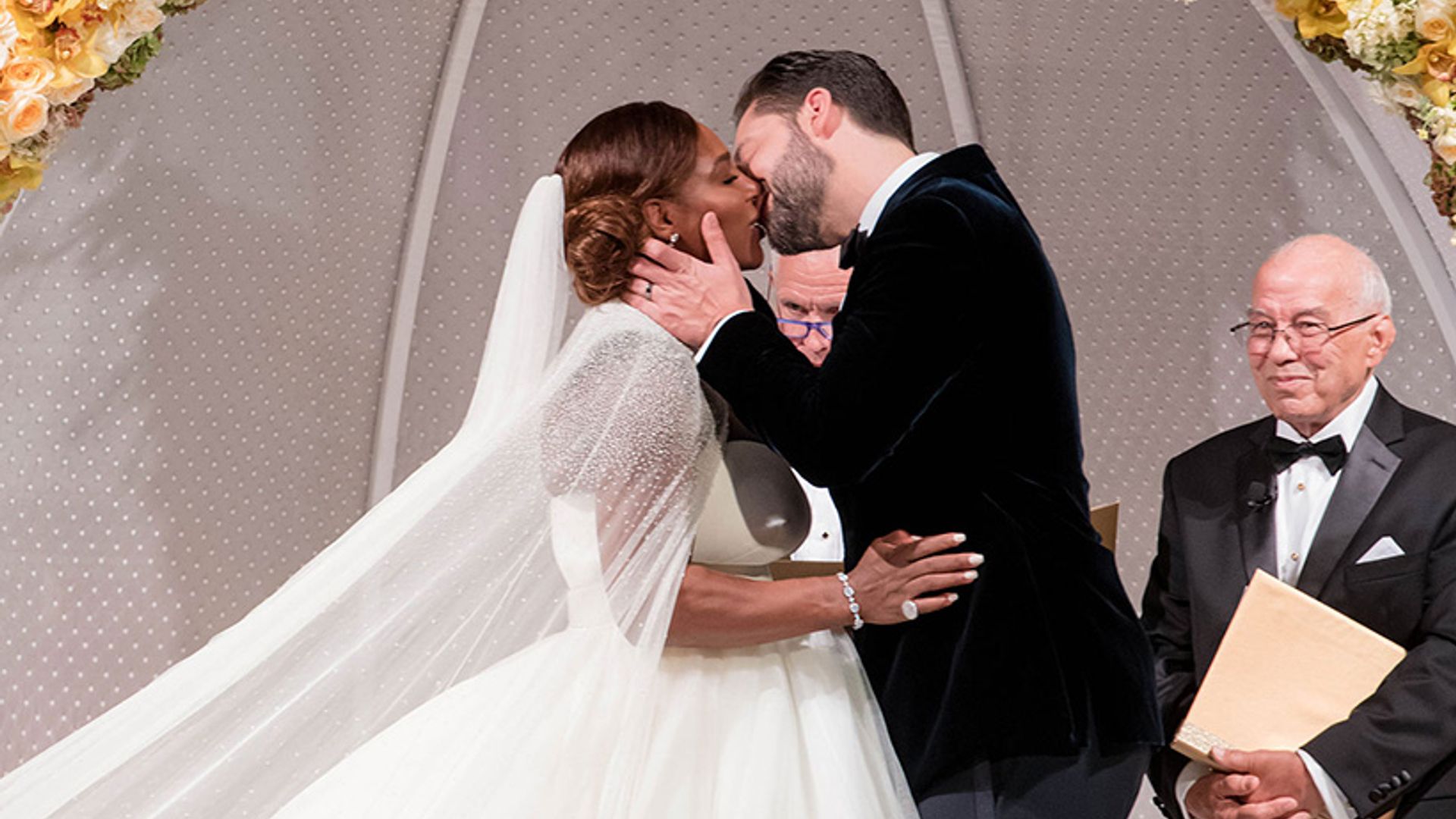 Serena Williams and Alexis Ohanian tie the knot: see wedding pictures ...