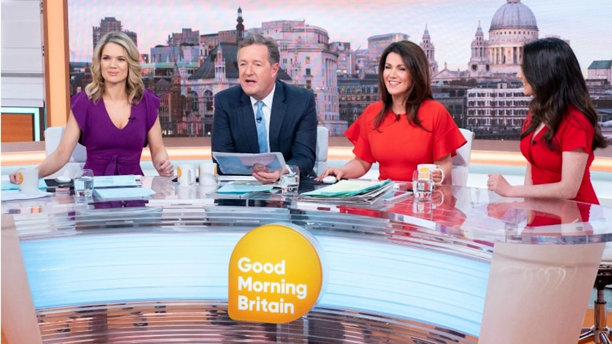 Good Morning Britain presenters Susanna Reid, Charlotte Hawkins and ...
