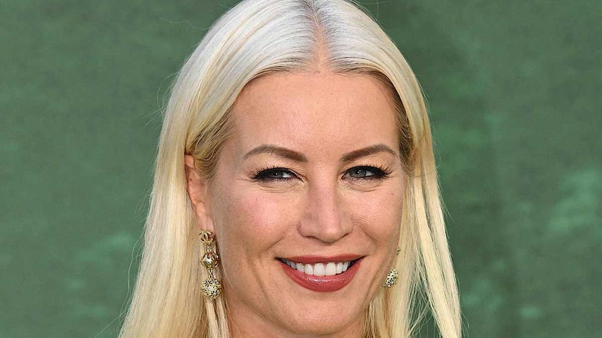 Denise van Outen stuns in slinky metallic dress at star-studded event ...