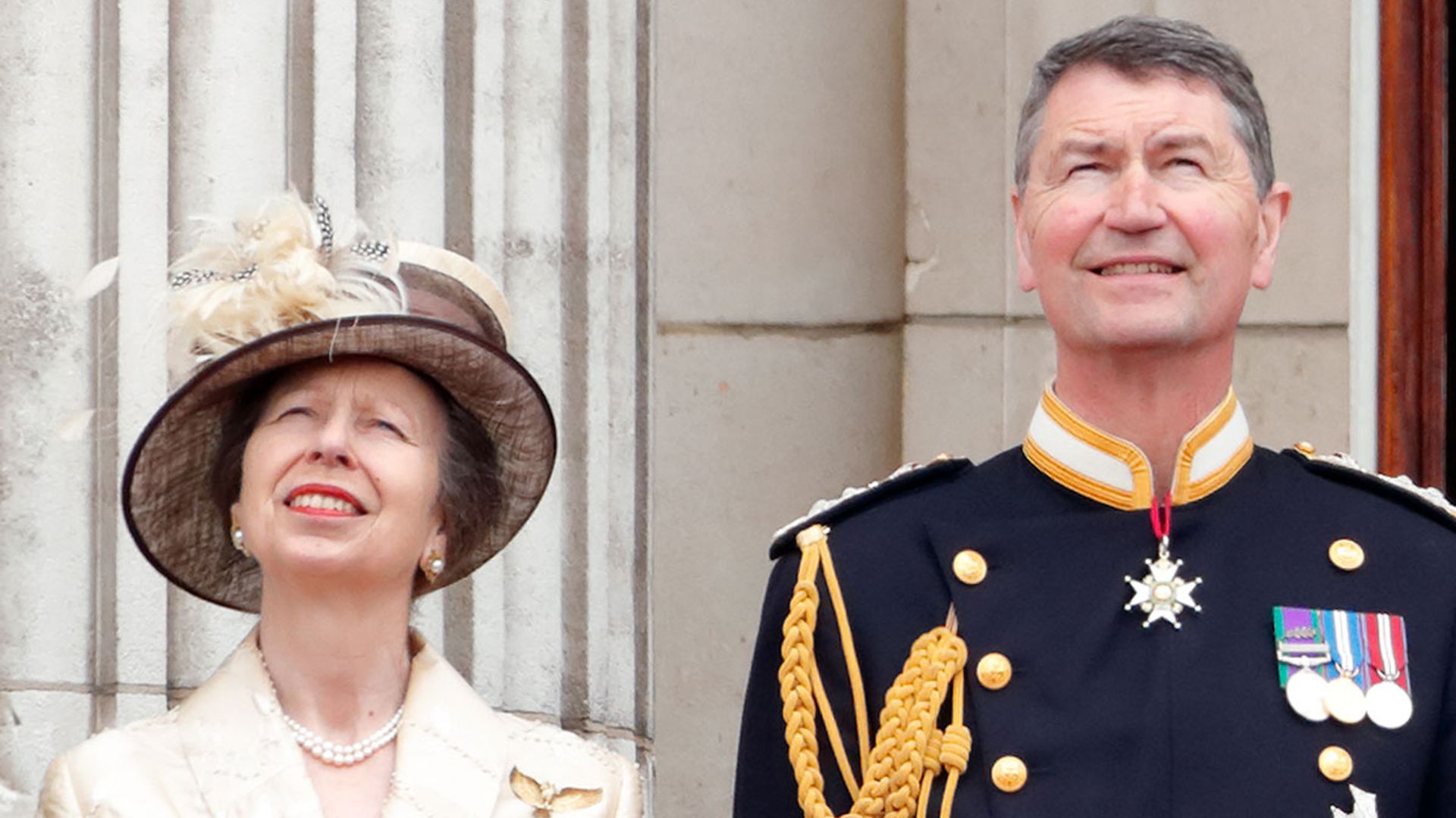 Princess Anne enjoys glamorous night out with husband Sir Timothy ...