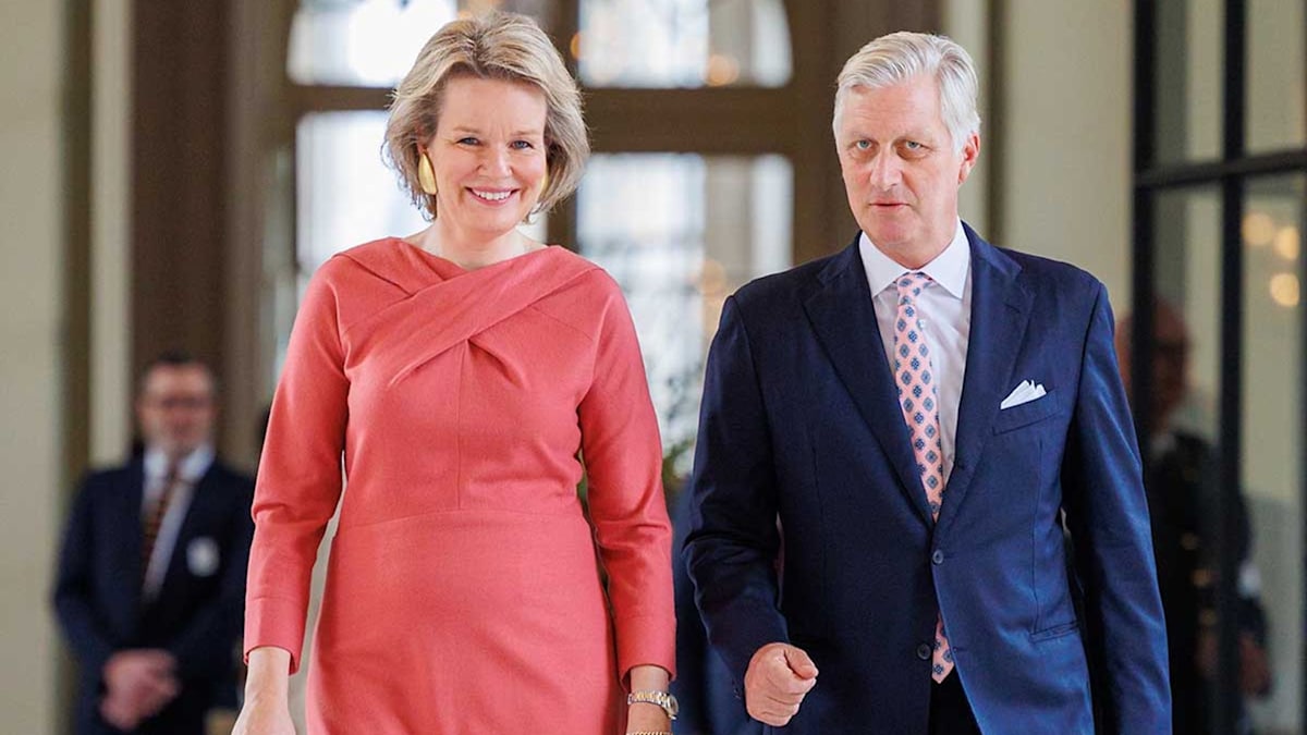 Belgium's Queen Mathilde looks so chic in new photos to celebrate ...