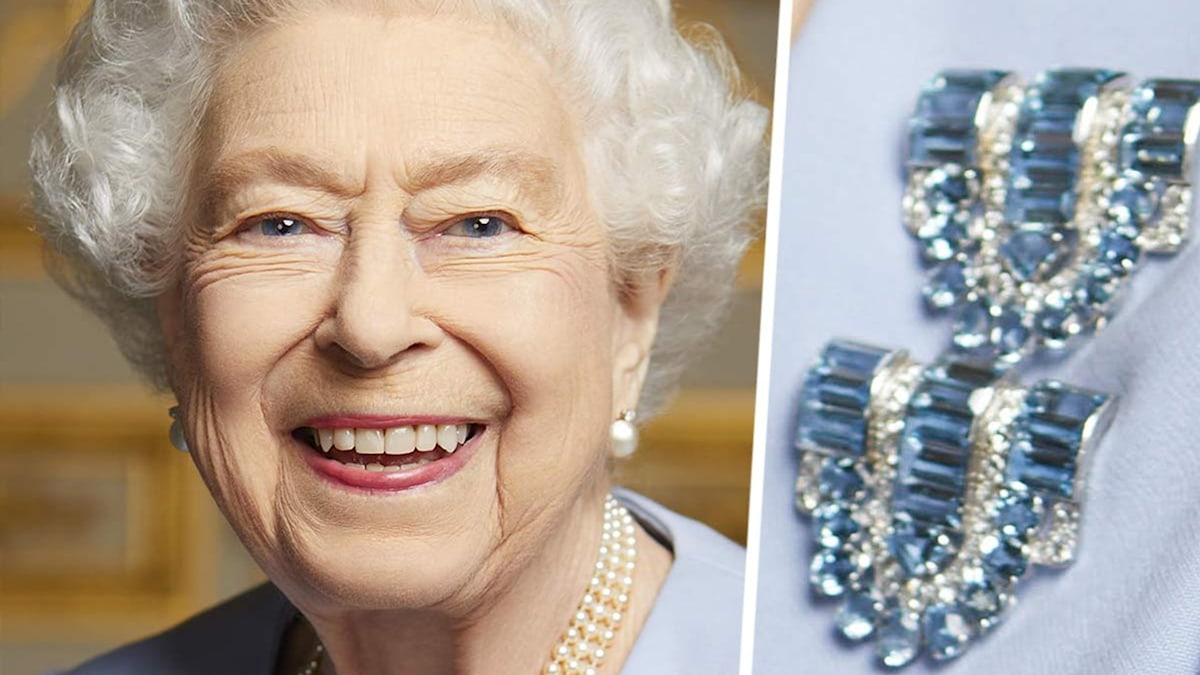 The Queen's brooch in her final portrait has huge sentimental value ...