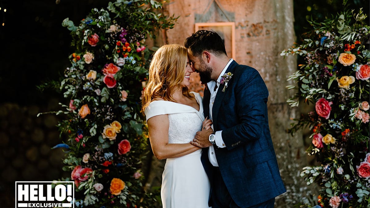 Sky News presenter Sarah-Jane Mee and Ben Richardson marry in ...