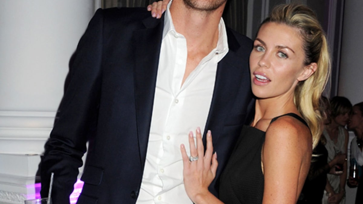 Abbey Clancy models Ultimo bridal collection | HELLO!