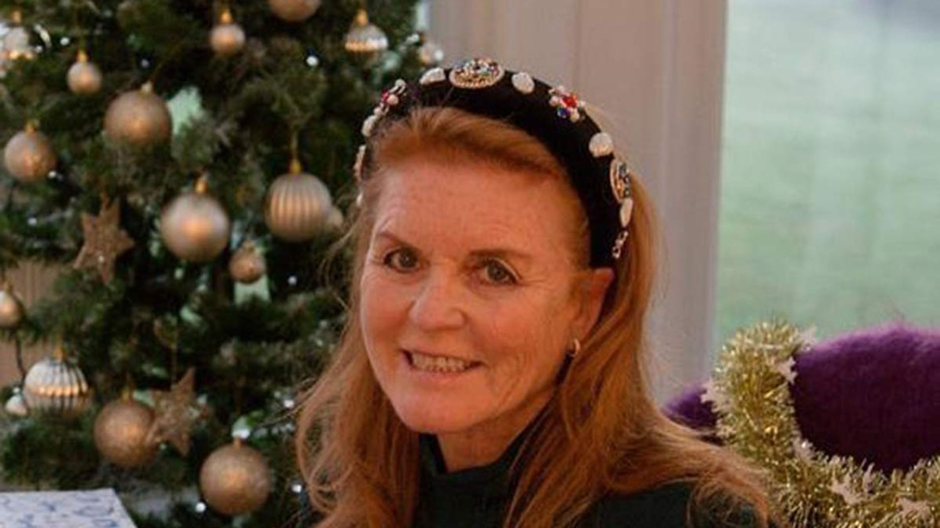 Sarah Ferguson reveals SECOND Christmas tree inside Royal Lodge home ...