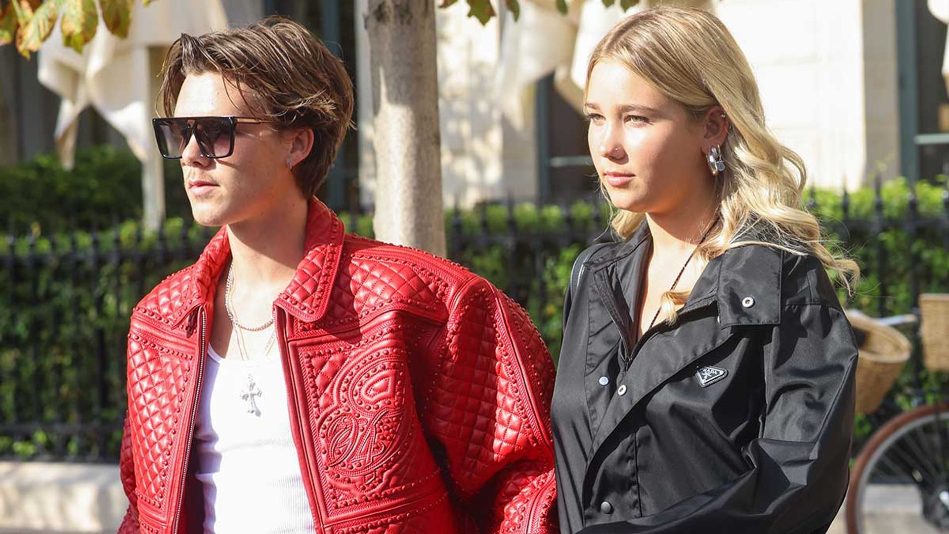 Cruz Beckham whips out the double denim for PFW after-party | HELLO!