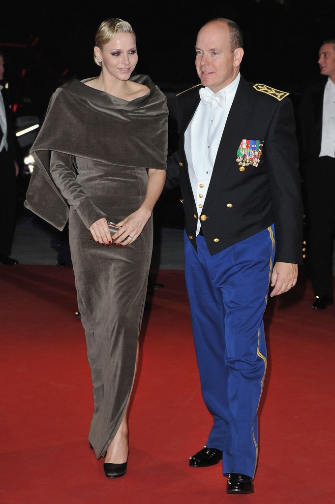 Princess Charlene's breathtaking gala gown has the most unusual detail ...