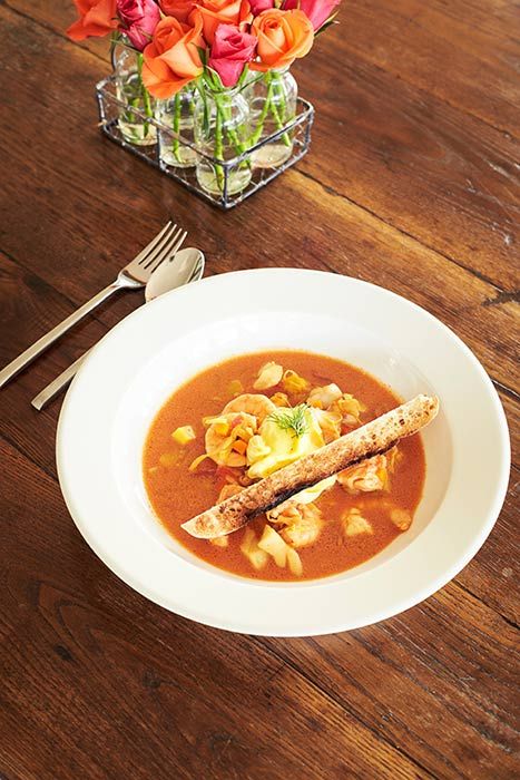 Ulrika Jonsson's Swedish Fish Stew with Saffron Aioli recipe | HELLO!