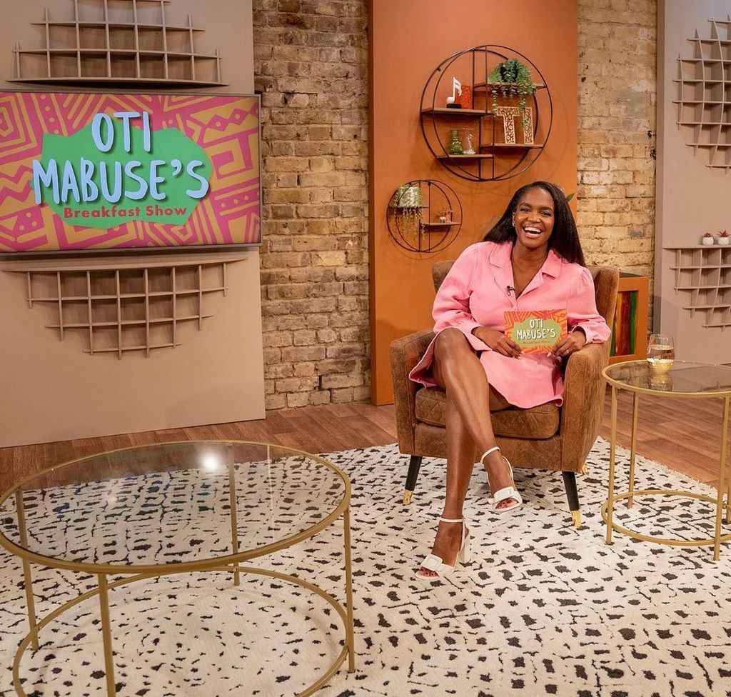 Strictly's Oti Mabuse floors fans in curve-hugging mesh dress and stilettos | HELLO!