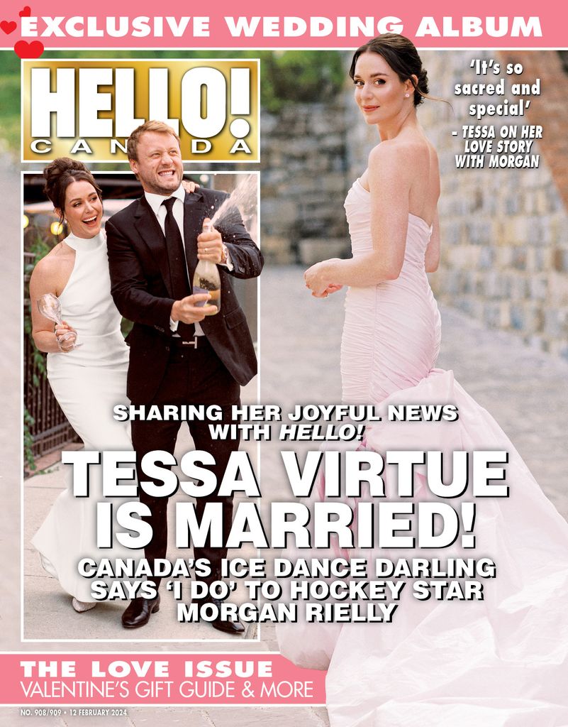 Tessa Virtue marries Morgan Rielly in two secret transatlantic weddings ...