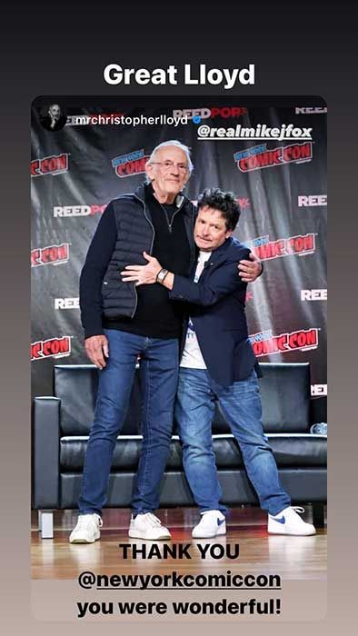 Michael J. Fox reacts to viral heartwarming photos with Christopher Lloyd | HELLO!