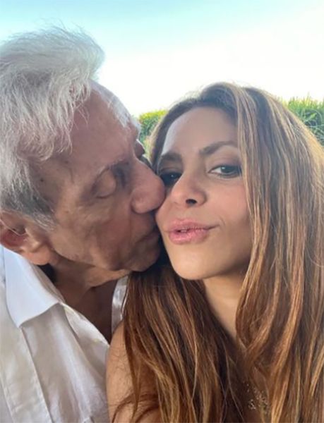 Shakira shares rare photos of her father following hospital scare in ...