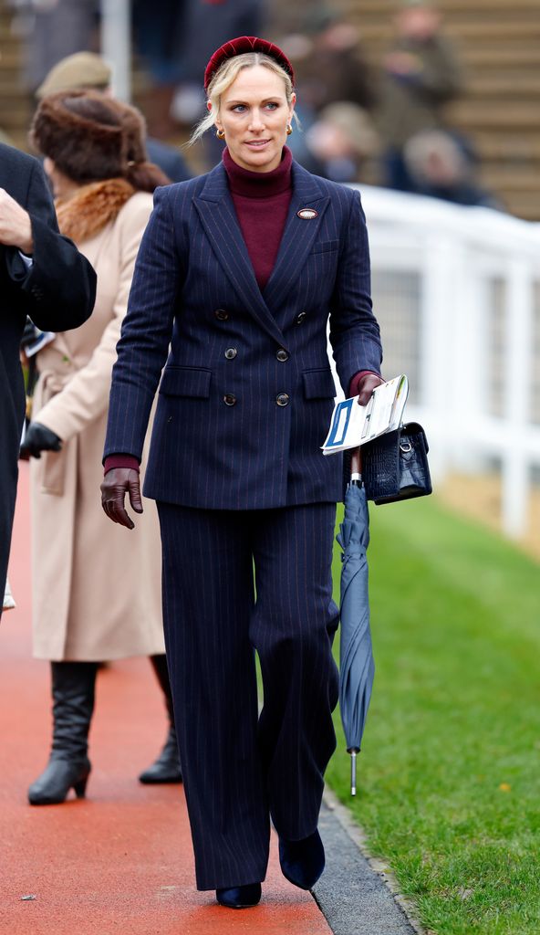 Zara Tindall is crowned the best dressed at Aintree 2025 in new silk ...