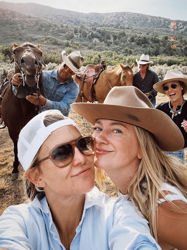 Goldie Hawn and Kurt Russell pictured enjoying lively family time at private Colorado ranch | HELLO!