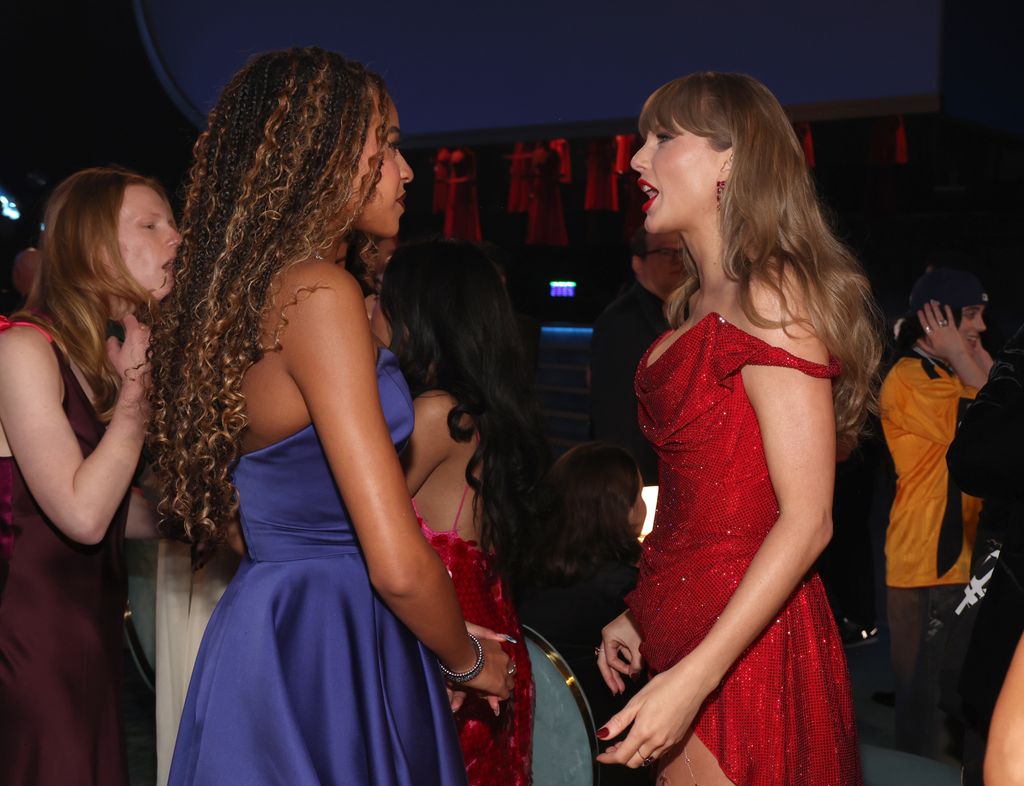 Taylor Swift makes beeline for Blue Ivy Carter and fans are losing ...