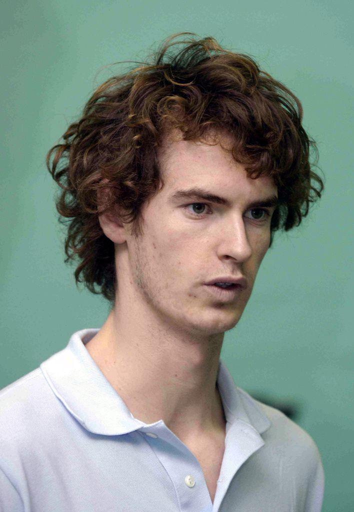 Andy Murray looks unrecognisable with long curly hair - his reaction to ...