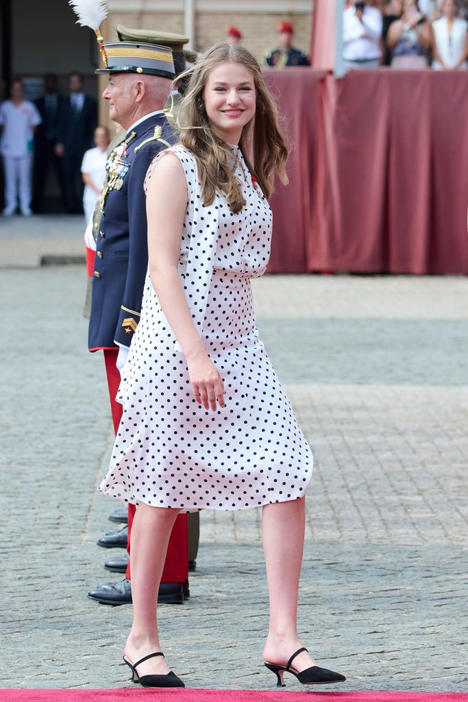 Spain's Princess Leonor, 17, visits new school with King Felipe and ...