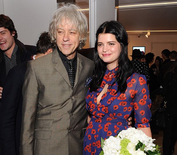 Bob Geldof supports daughter Pixie as family prepare for Peaches ...