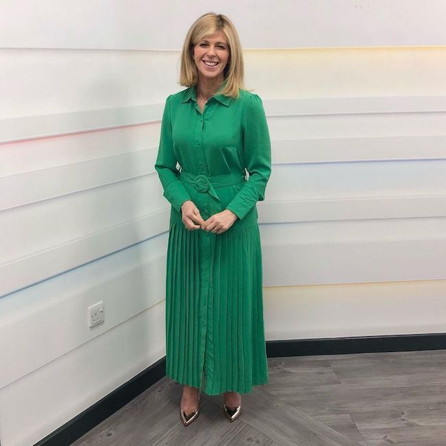 'Happy' Kate Garraway spotted out in London in bold yellow outfit | HELLO!