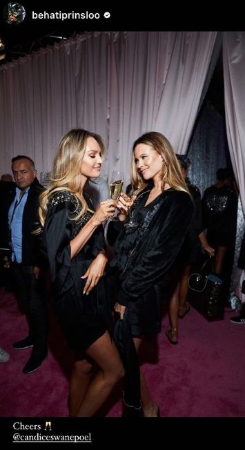 Candice Swanepoel rocks skimy swimwear as she celebrates special ...