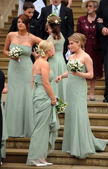 Zara Tindall's glamorous bridesmaid dress was very unroyal | HELLO!