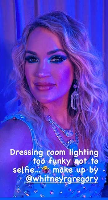 Carrie Underwood debuts glittering new beauty look – and just wow | HELLO!