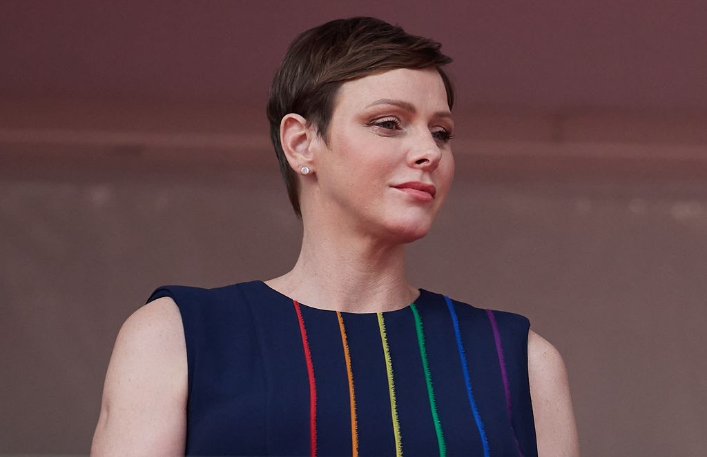 Brunette Princess Charlene was absolute hair goals - and looked so ...