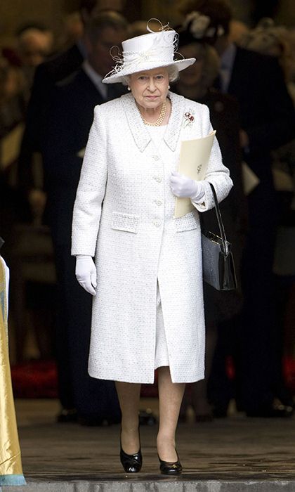 The Queen's best fashion moments in white | HELLO!