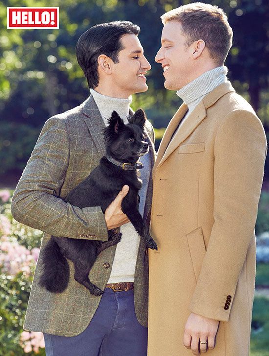 Ollie Locke shares first engagement photos with fiance Gareth Locke ...