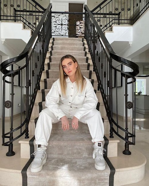 Perrie Edwards and Alex Oxlade-Chamberlain's mammoth swimming pool is 5 ...