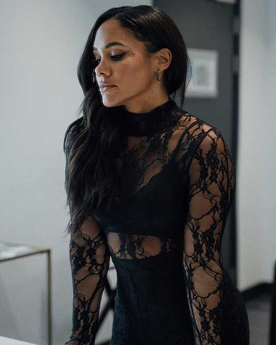 Alex Scott sets pulses racing in daring black lace ensemble | HELLO!
