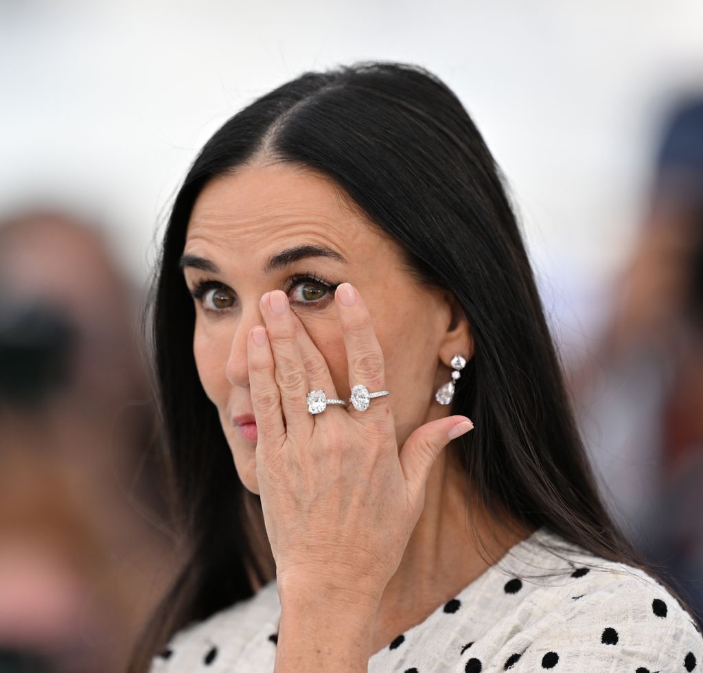 Demi Moore's two $760k engagement rings are blinding | HELLO!