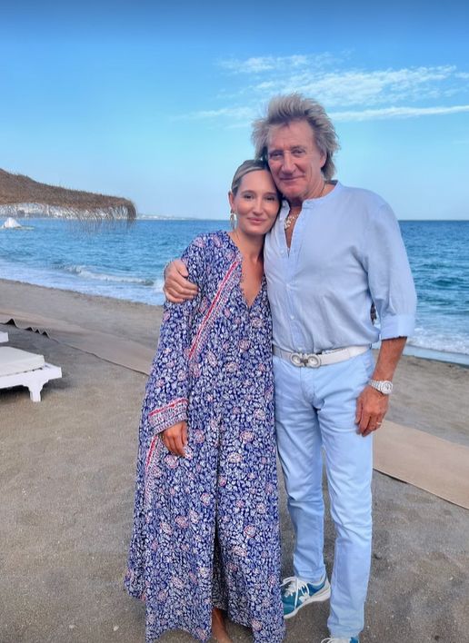 Rod Stewart is the perfect doting father in photo with incredibly ...