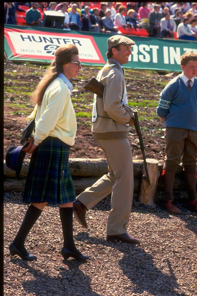 Princess Anne rocks preppy knee-high socks and kilt in rare photo with ...