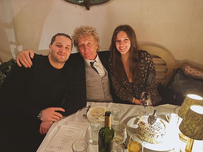 Rod Stewart celebrates baby news for a second time - see the emotional ...